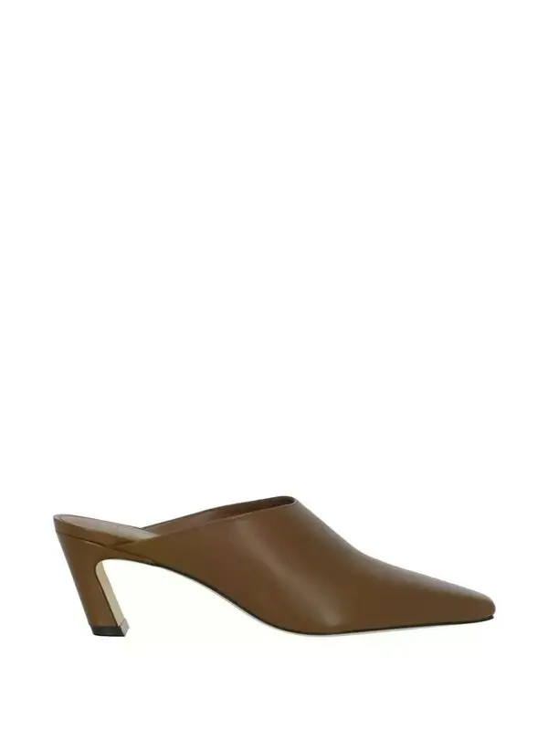 STUART WEITZMAN Stassi Pointed-toe Mules - Brown