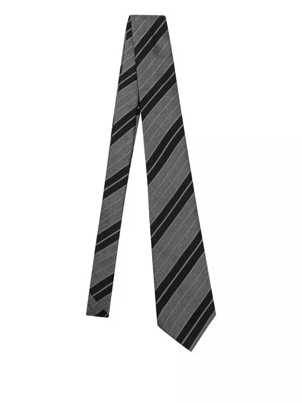 Saint Laurent Striped Neck Tie