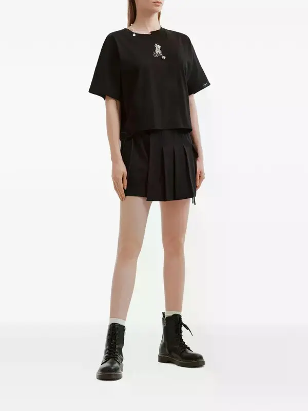 MUSIUM DIV. Embellished Open-back T-shirt