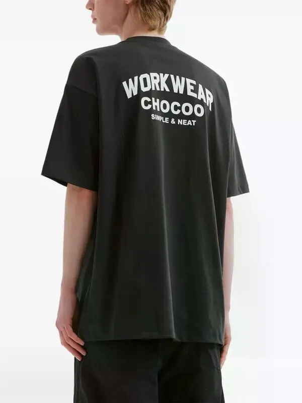 CHOCOOLATE Logo-print T-shirt - Black