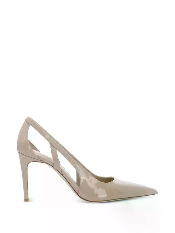 STUART WEITZMAN Cutout Point-toe Pumps - Neutrals