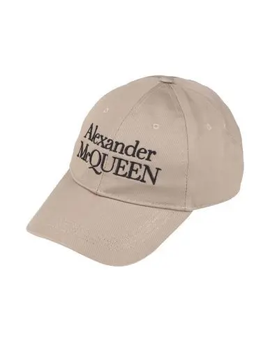 Alexander McQueen Cotton Baseball Cap - Beige