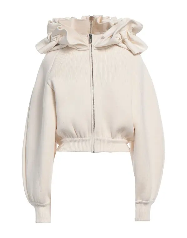 Jacquemus Knitted Zip-up Cardigan - White
