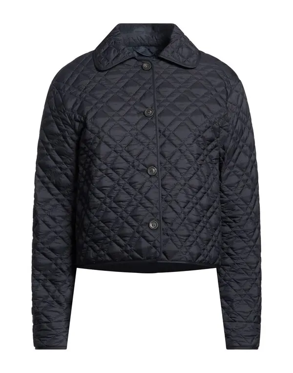 Peserico Quilted Polyester Jacket - Midnight Blue