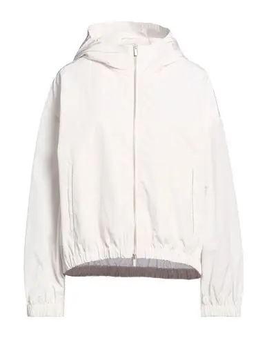 Peserico Jacket Size Polyamide, Cotton, Elastane - Off White