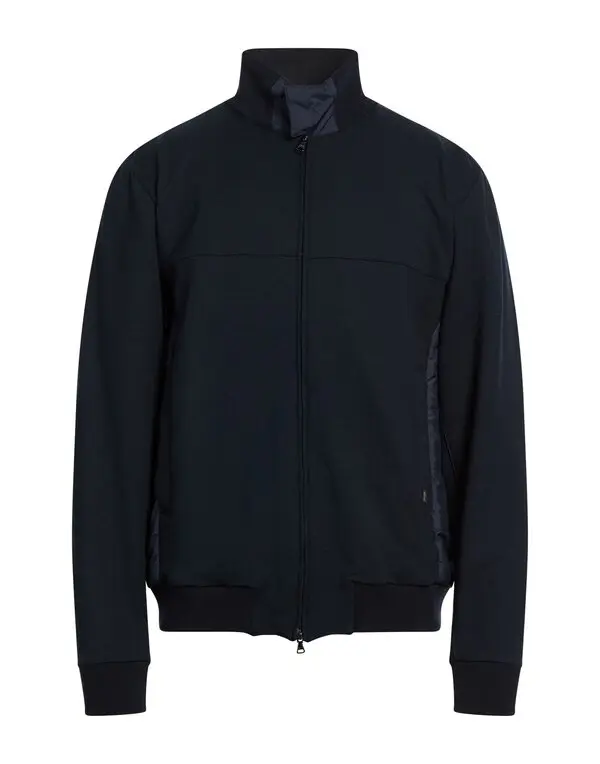 Paul & Shark Jacket In Lyocell And Cotton Blend - Blue