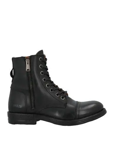 REPLAY Leather Lace-up Ankle Boots