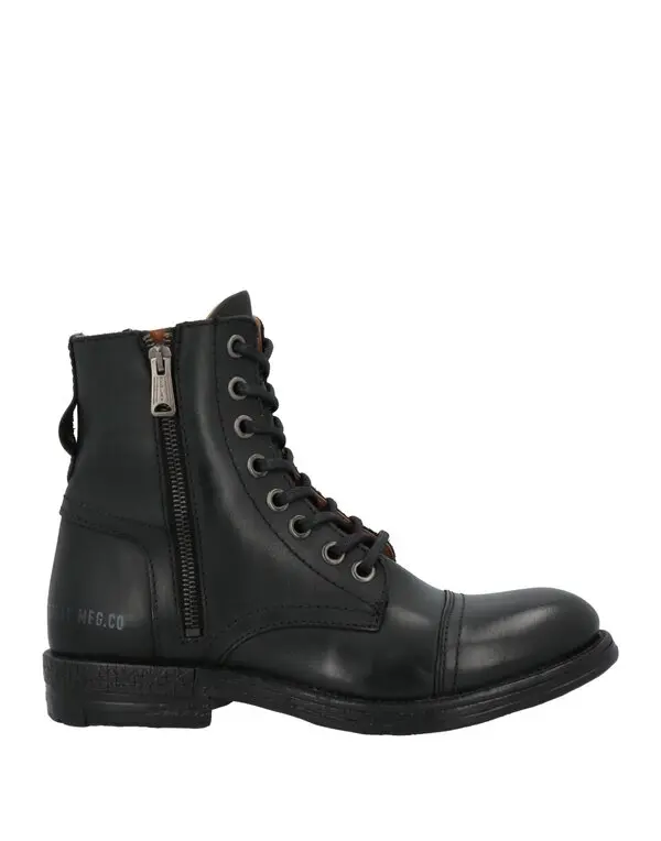 REPLAY Leather Lace-up Ankle Boots