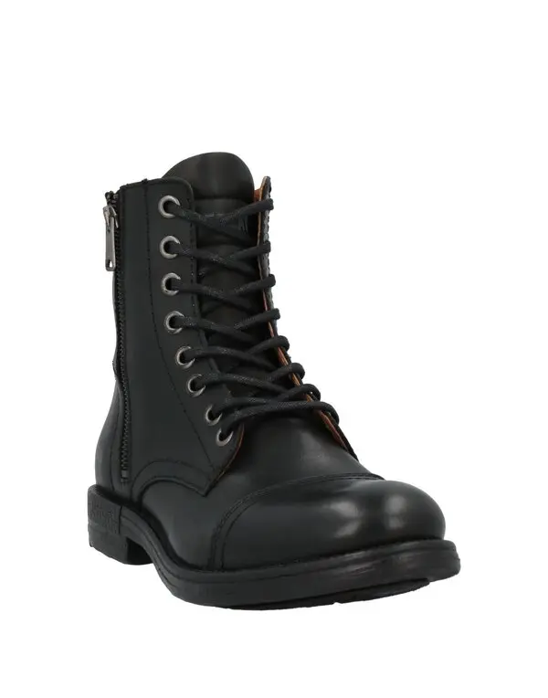 REPLAY Leather Lace-up Ankle Boots