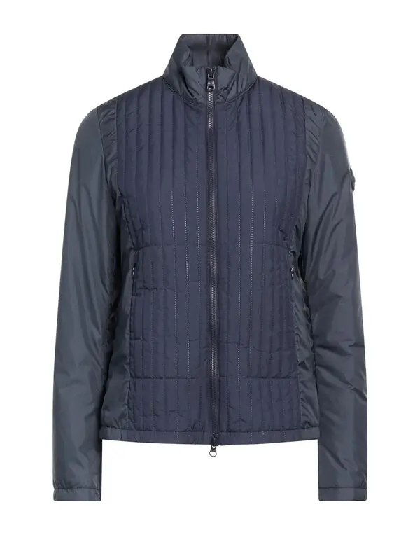 COLMAR Quilted Jacket With Stand Collar - Blue
