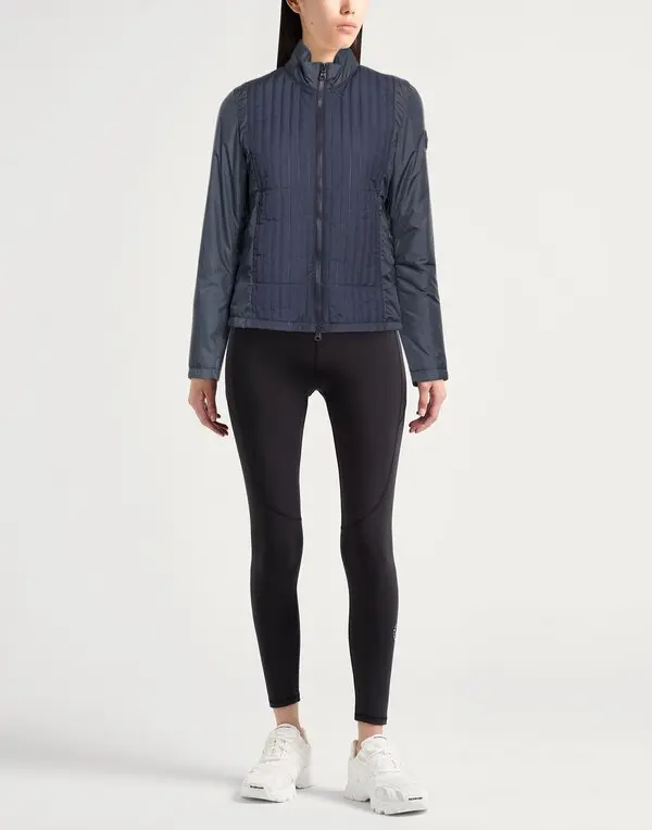 COLMAR Quilted Jacket With Stand Collar - Blue