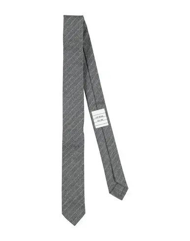 Thom Browne Pinstriped Wool Necktie - Grey