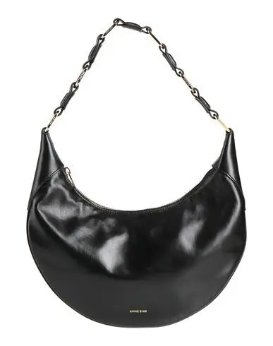 ANINE BING Leather Hobo Bag - Black