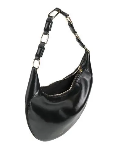 ANINE BING Leather Hobo Bag - Black