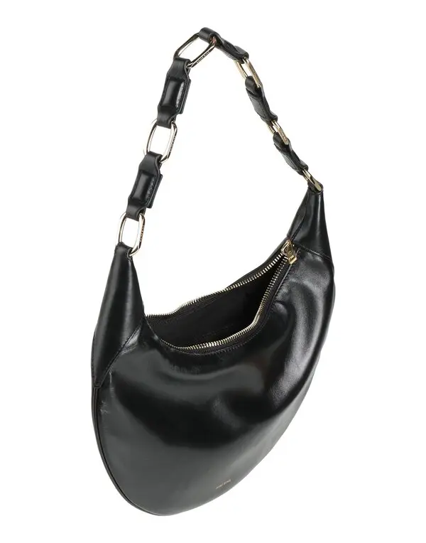 ANINE BING Leather Hobo Bag - Black