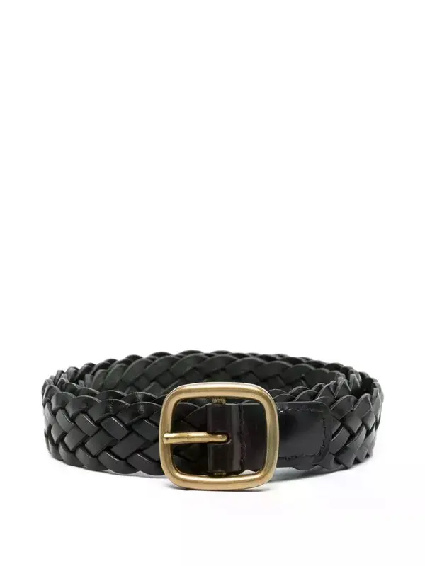 Anderson's Braided Leather Belt - Black