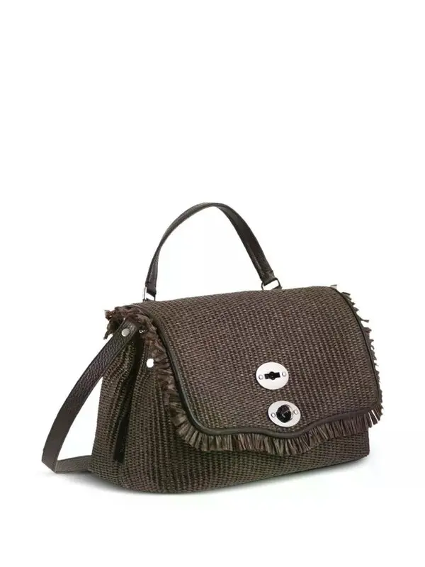 ZANELLATO Small Postina Vimini Frayed-detail Tote