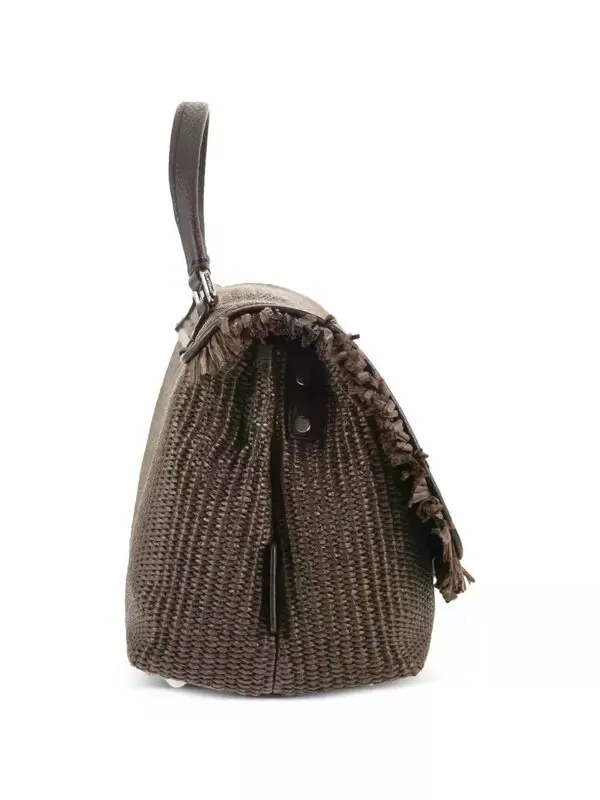 ZANELLATO Small Postina Vimini Frayed-detail Tote