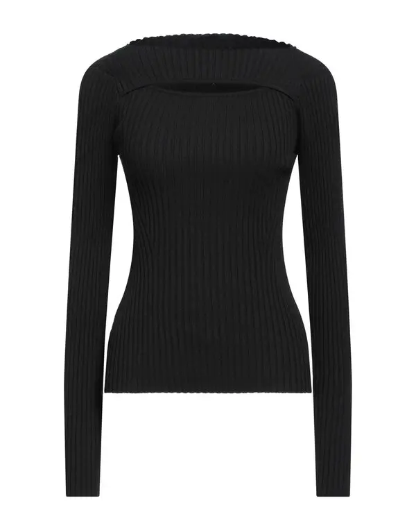 ANINE BING Long Sleeve Crewneck Knit Top