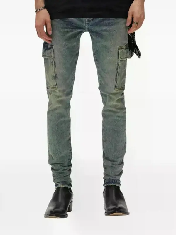 PURPLE BRAND Cargo Skinny Jeans
