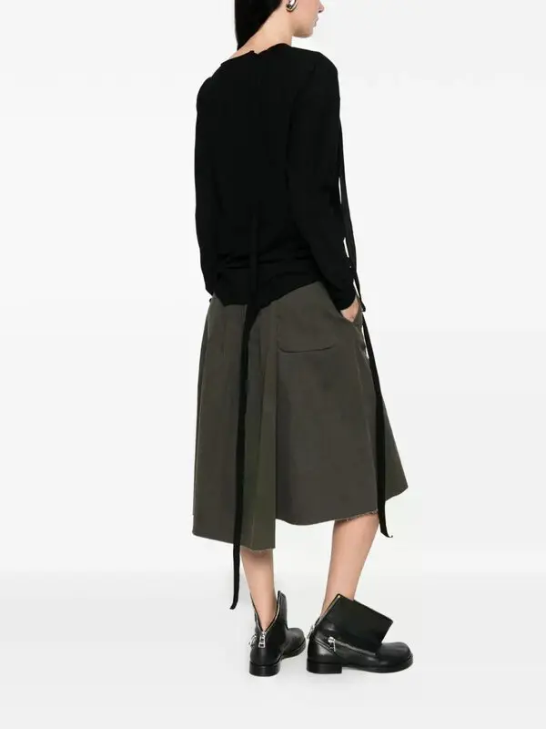 INDIVIDUAL SENTIMENTS Long-sleeve T-shirt With Tie Detail