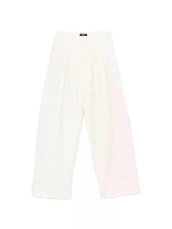 ELEH Pleated Palazzo Pants - Neutrals