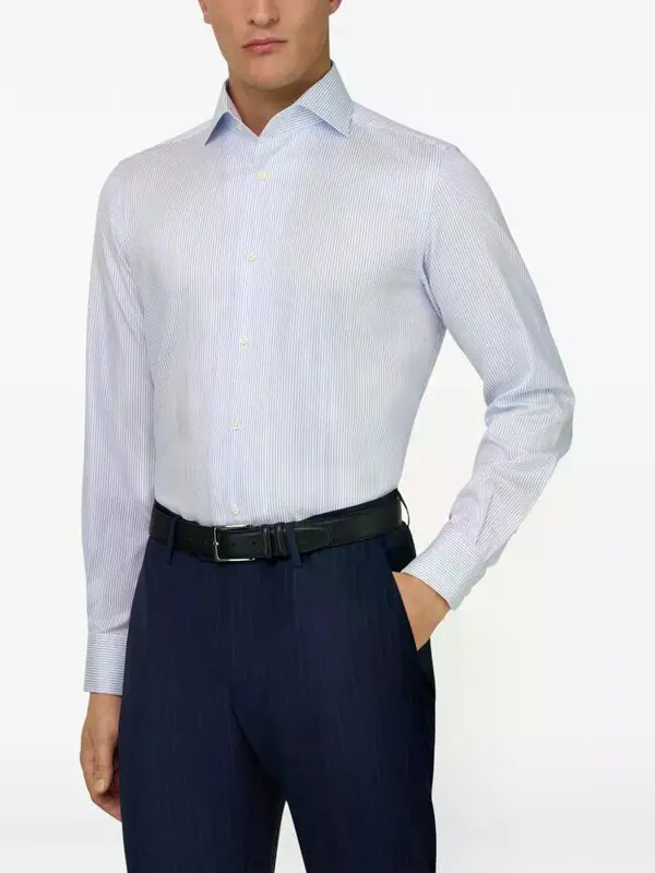 Boggi Milano Striped Cotton Shirt
