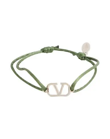 Valentino Garavani Military Textile Fibers Bracelet - Green