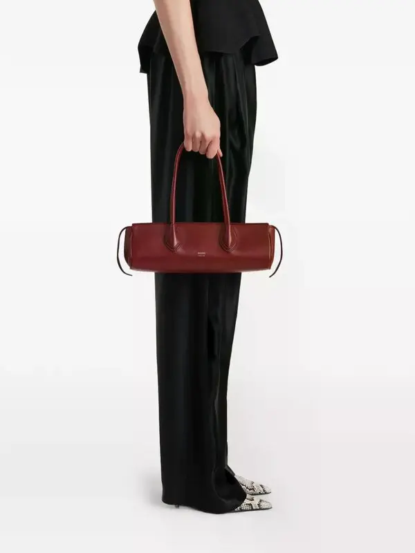 Khaite Logo-motif Leather Shoulder Bag - Red