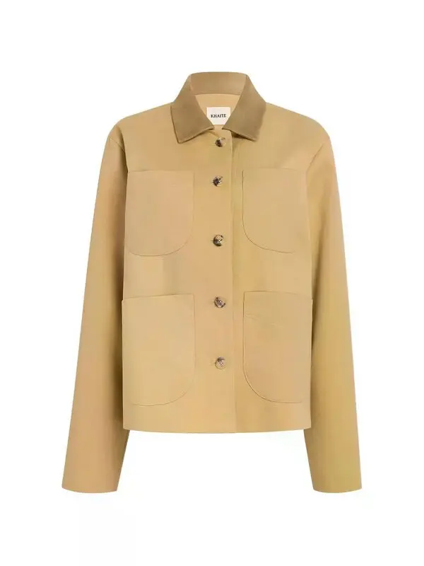 Khaite Jacket With Pockets - Neutrals