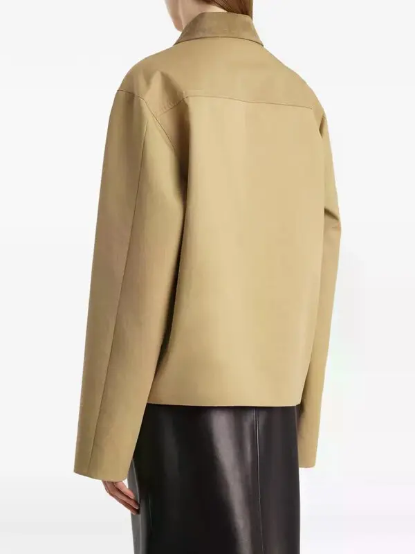 Khaite Jacket With Pockets - Neutrals