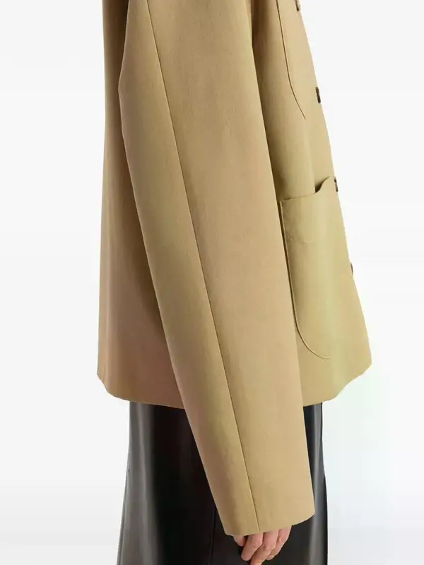 Khaite Jacket With Pockets - Neutrals