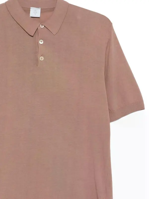 Eleventy Short-sleeves Polo Shirt - Pink