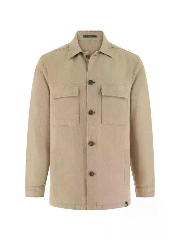 Boggi Milano Patch-pocket Shirt Jacket - Neutrals