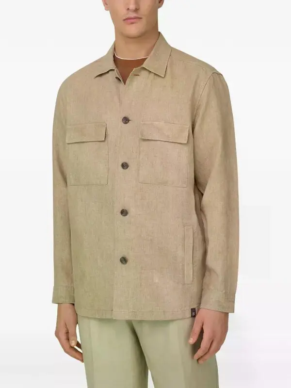 Boggi Milano Linen Shirt Jacket
