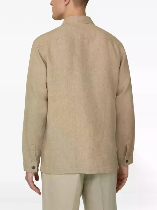 Boggi Milano Linen Shirt Jacket