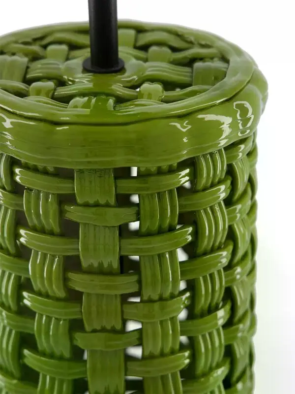 HOUSE OF CAPRICORN Woven-design Lamp Base
