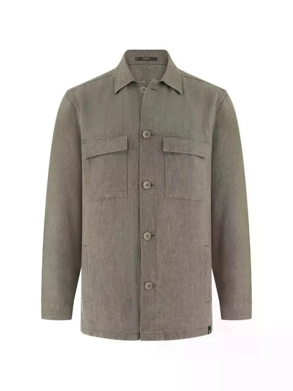 Boggi Milano Flap-pocket Shirt Jacket - Green