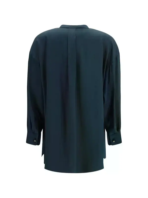 Giorgio Armani Tie-neck Blouse - Blue