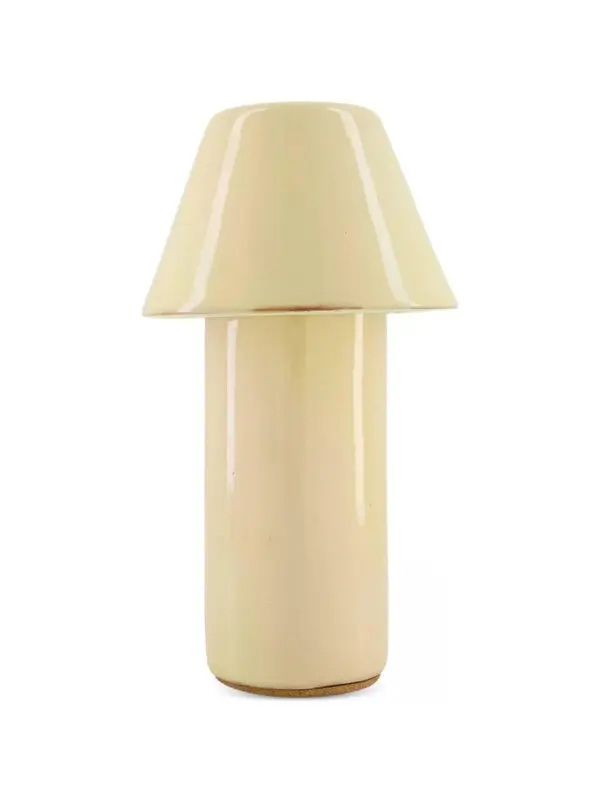 CALMA HOUSE Portable Ceramic Table Lamp - Neutrals