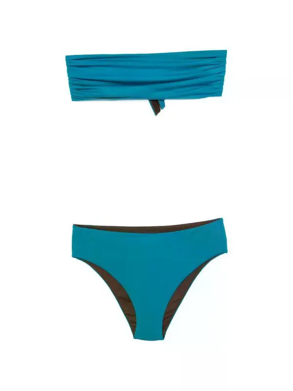 FISICO Ruched Detail Bikini - Blue