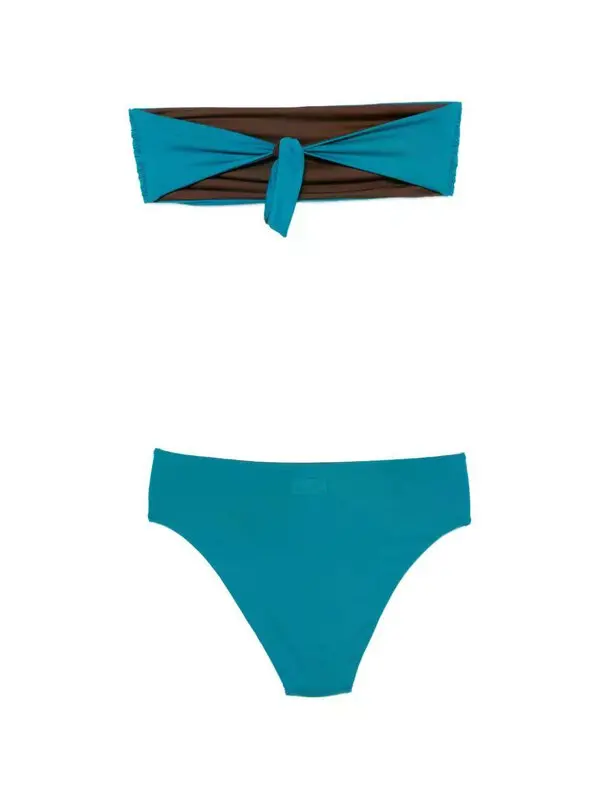 FISICO Ruched Detail Bikini - Blue