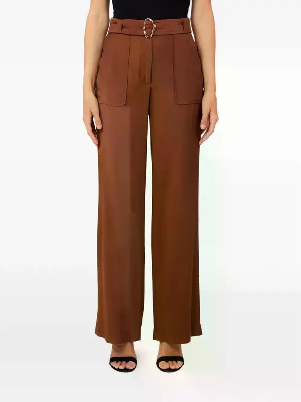 Liu Jo Buckle Belt Trousers