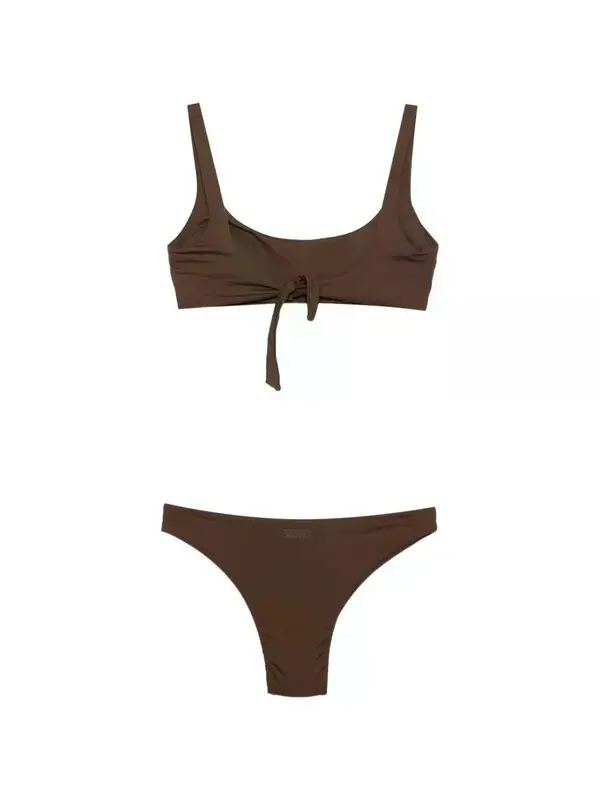 FISICO Logo-patch Bikini - Brown