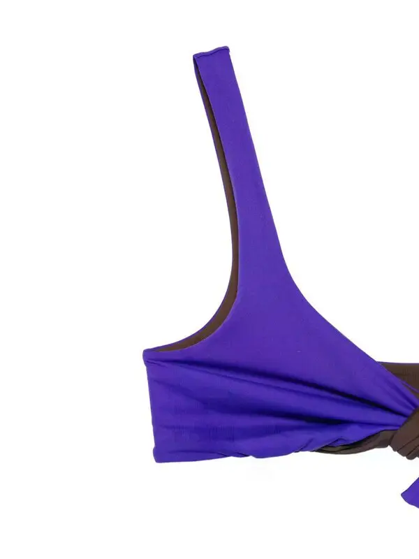 FISICO Knot-detail Two-piece Bikini Set - Purple