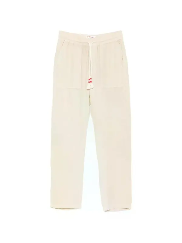 MC2 SAINT BARTH Calais Drawstring Trousers - Neutrals
