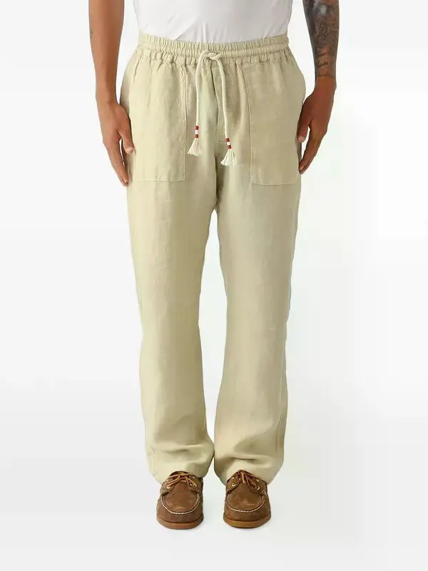 MC2 SAINT BARTH Calais Drawstring Trousers - Neutrals