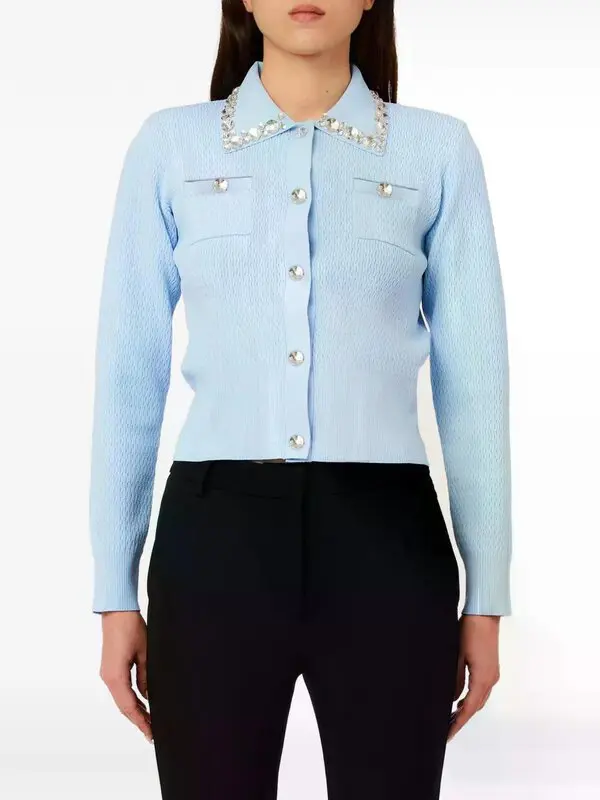 Liu Jo Embellished Collar Knitwear