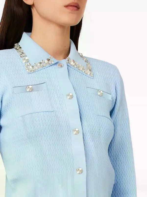 Liu Jo Embellished Collar Knitwear