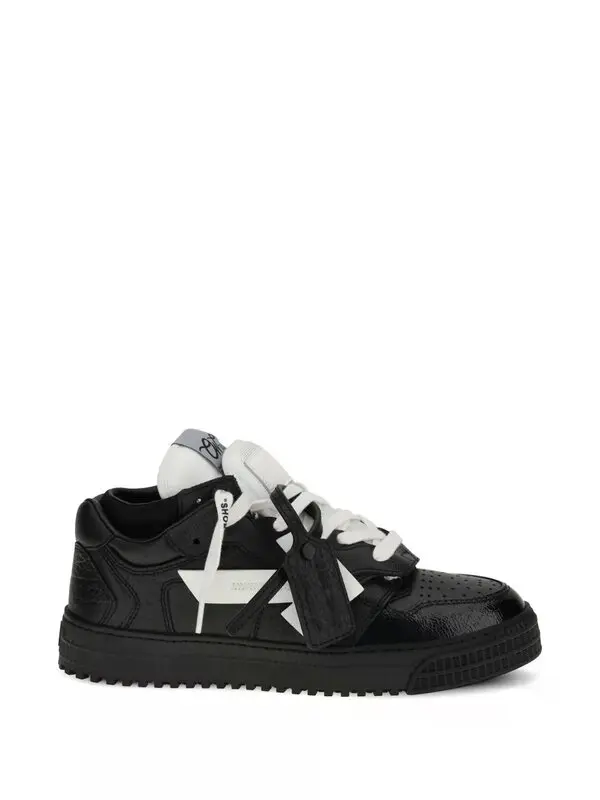 Off-White 3.0 Floating Arrow Leather Sneakers - Black